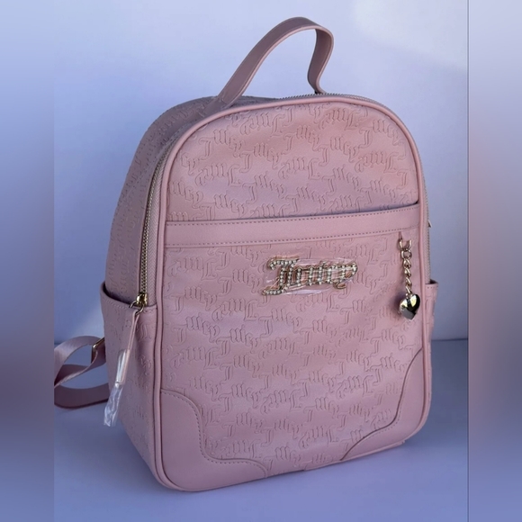 Juicy Couture | Bags | Juicy Couture Gp Pink Diamond Heartless Backpack ...